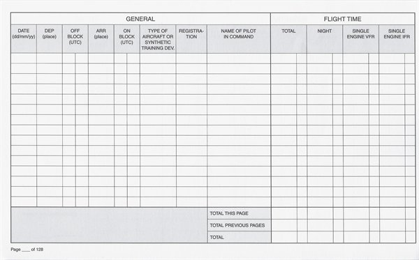 Pilot Logbook (EASA)